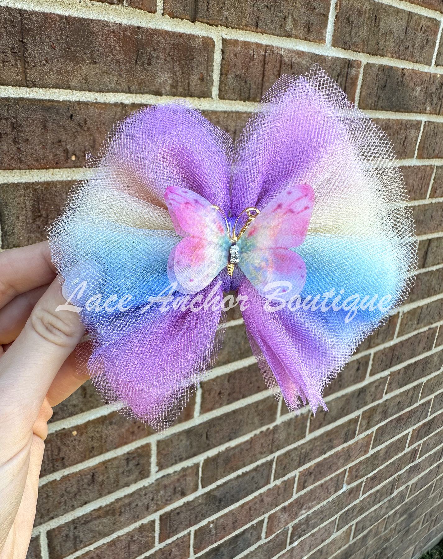 Rainbow Tulle Bows – The Lace Anchor