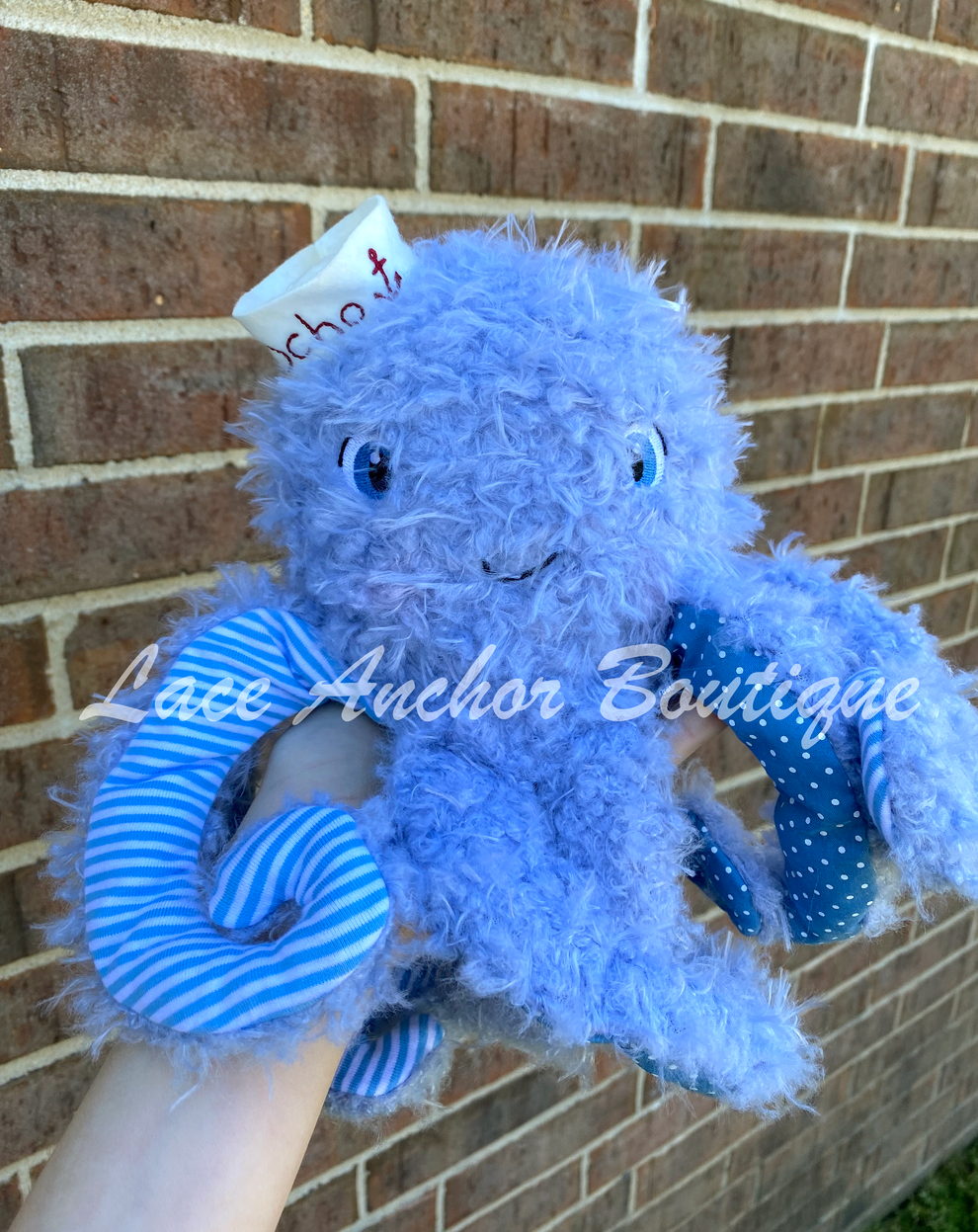 Ocho the Blue Octopus – The Lace Anchor